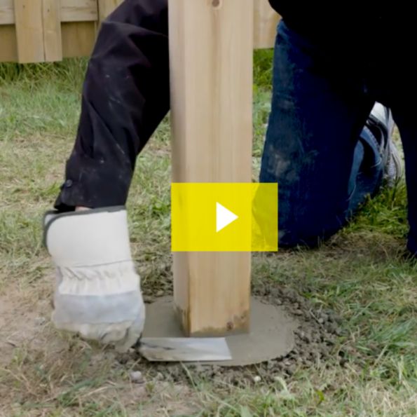 How to Set a Fence Post | Sakrete Canada