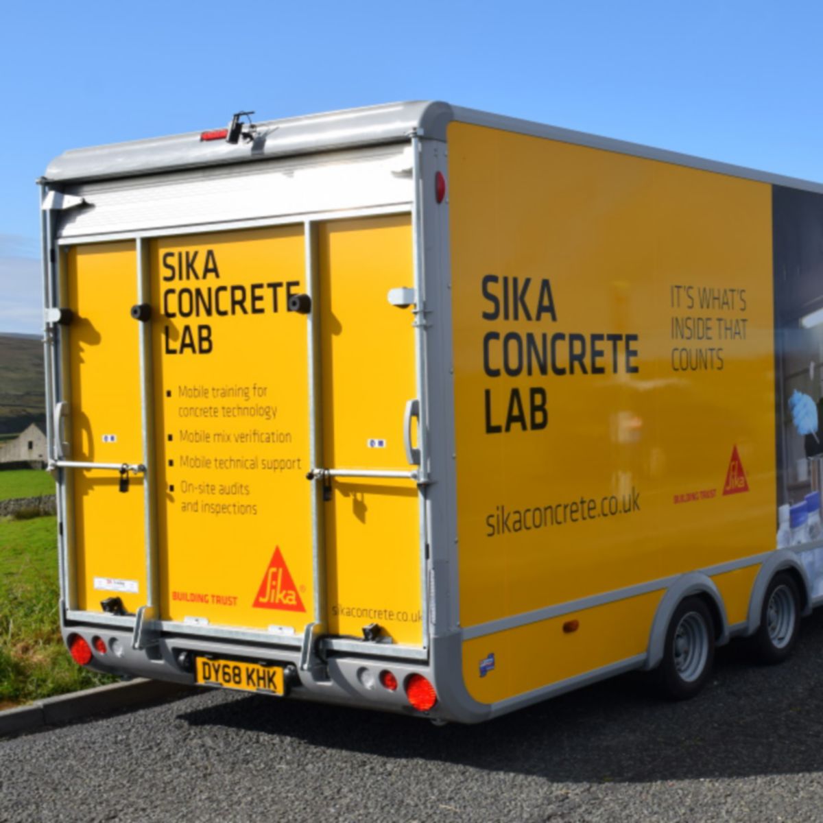 Concrete hits the road News | Sika Limited