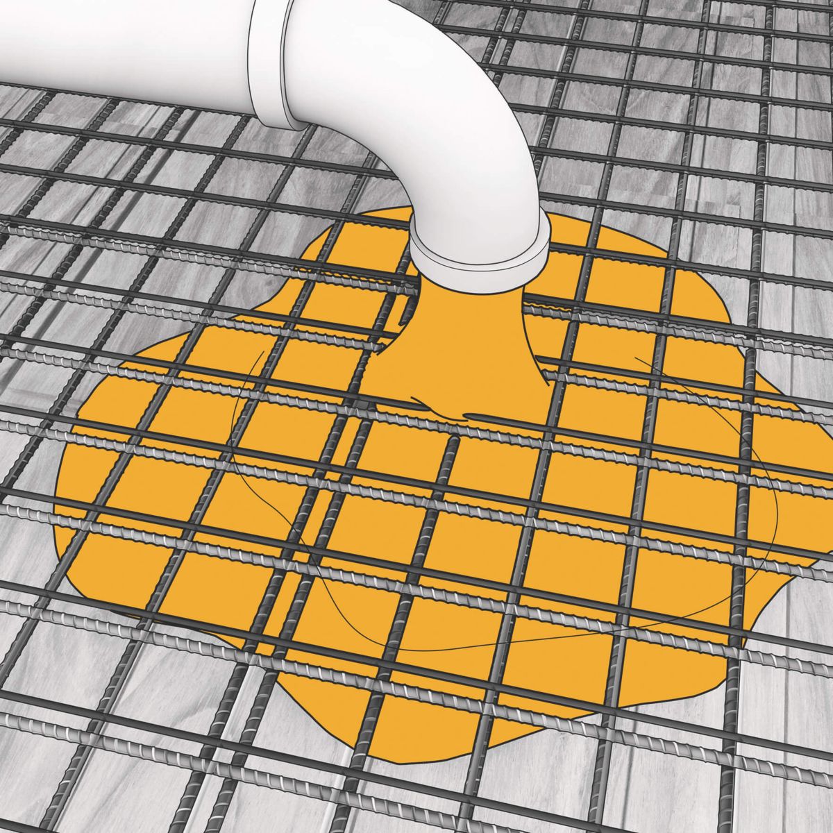 Avoiding a void with grout