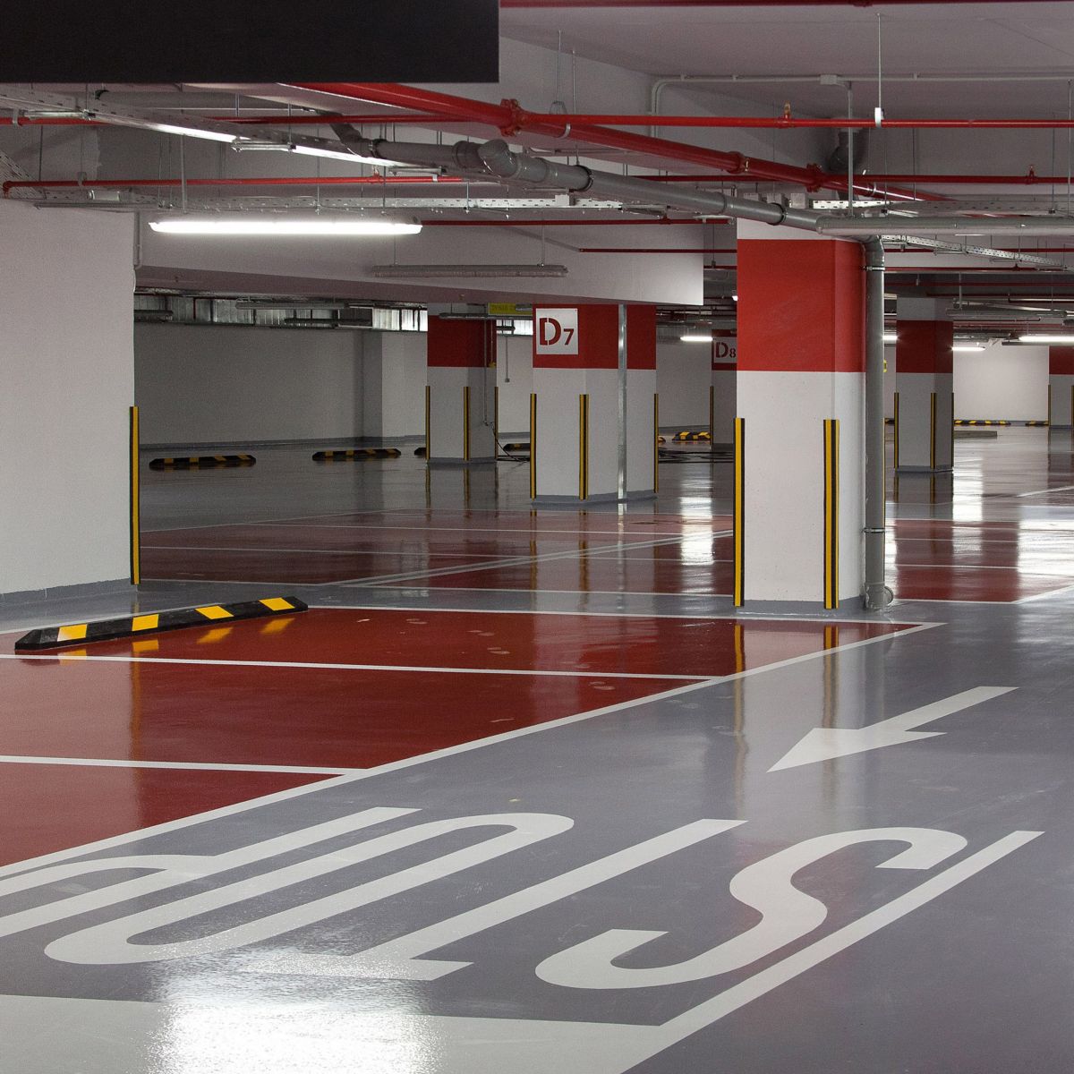 Υπόγειος χώρος στάθμευσης, Mc Arthur Glen | Sika Hellas