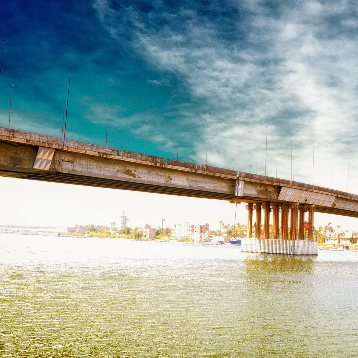 Rashid Bridge رشيد-كوبرى-دمياط-النيل