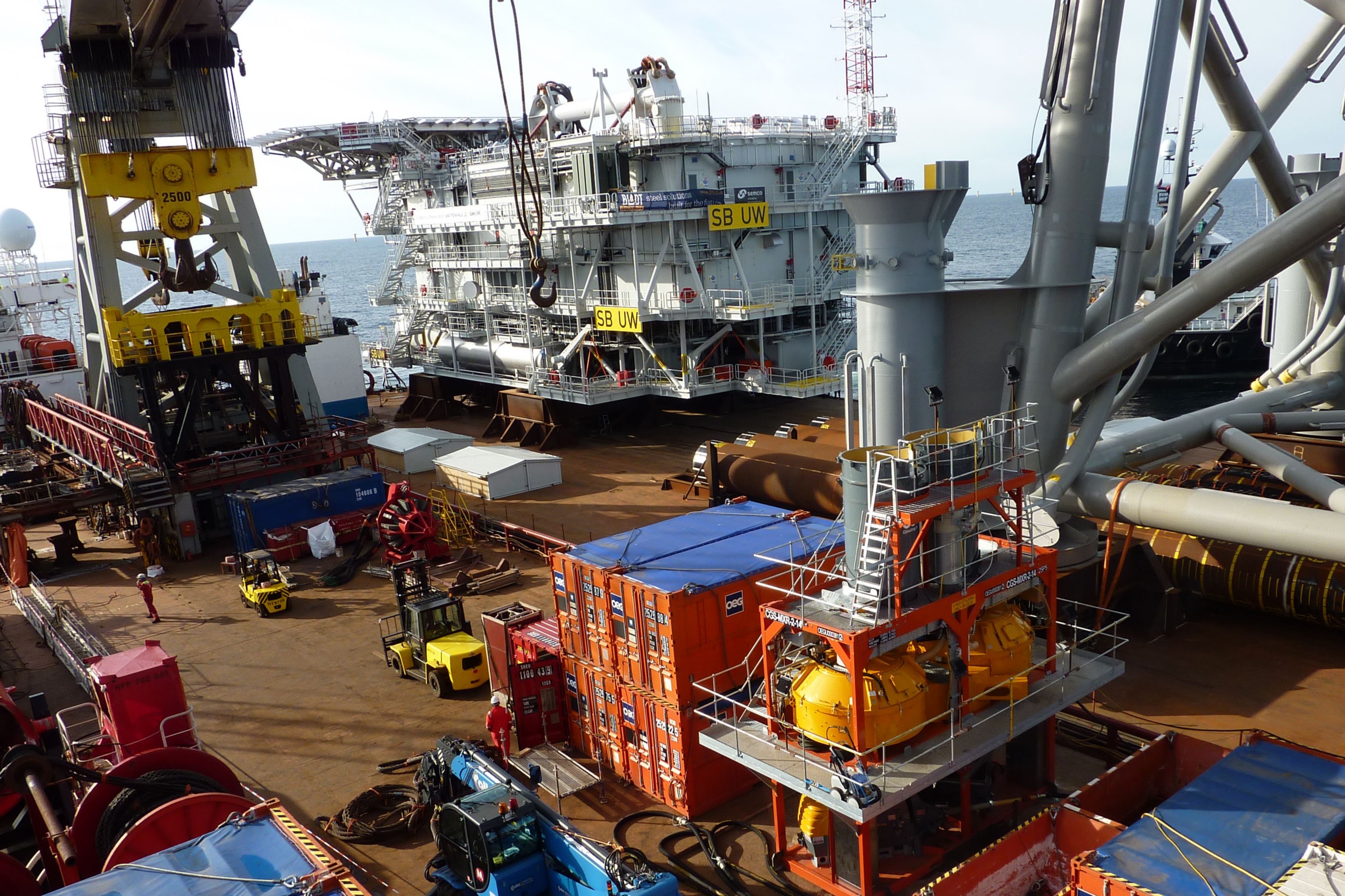 Grouting of Offshore Substation