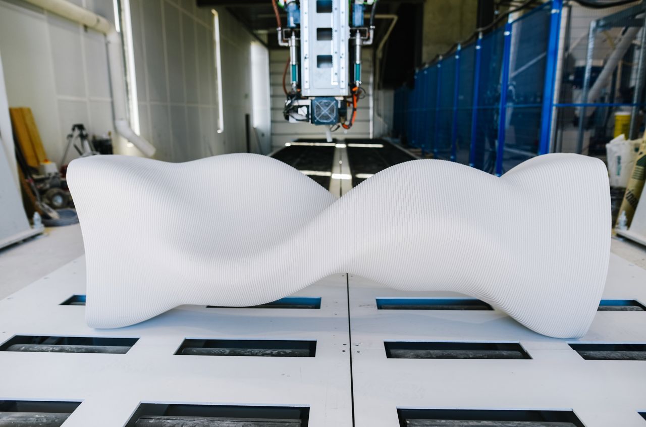First Commercial 3d Concrete Printer With Sika Technology In Operation
