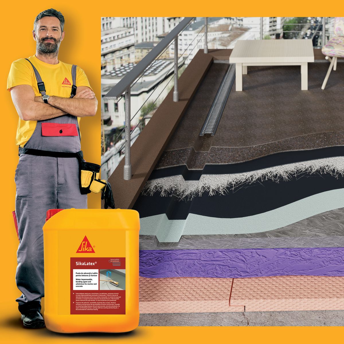 Sistem sa prostorijom ispod - bitumen | Sika Srbija