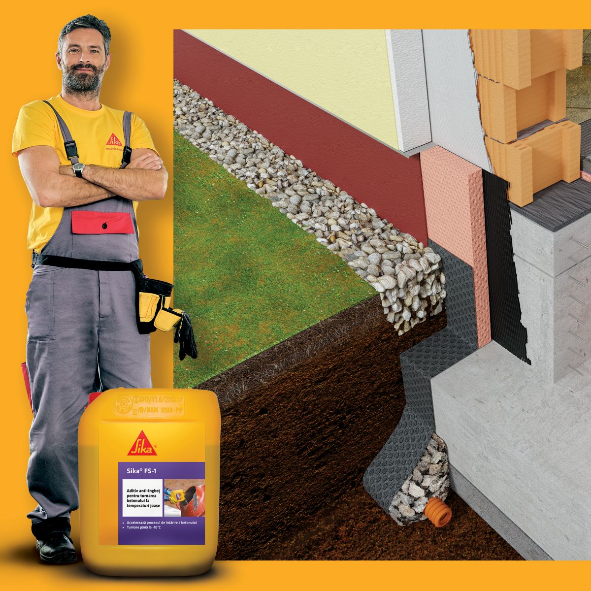 Hydroizolácia a zateplenie základov | Sika Slovensko