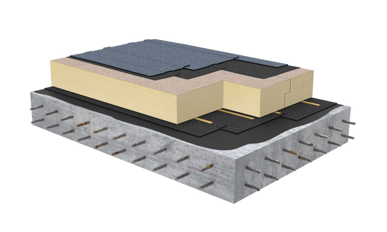 Lapostető vízszigetelés bitumenes szigetelőlemezzel