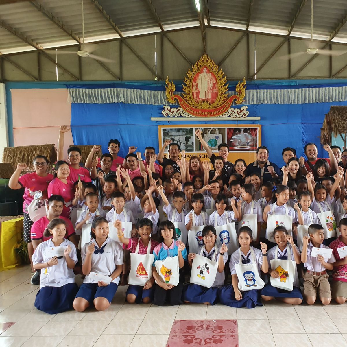 Sika Thailand Support renovation of school in JUNIOR LESS IMPACT SCHOOL PROJECT | Sika Thailand