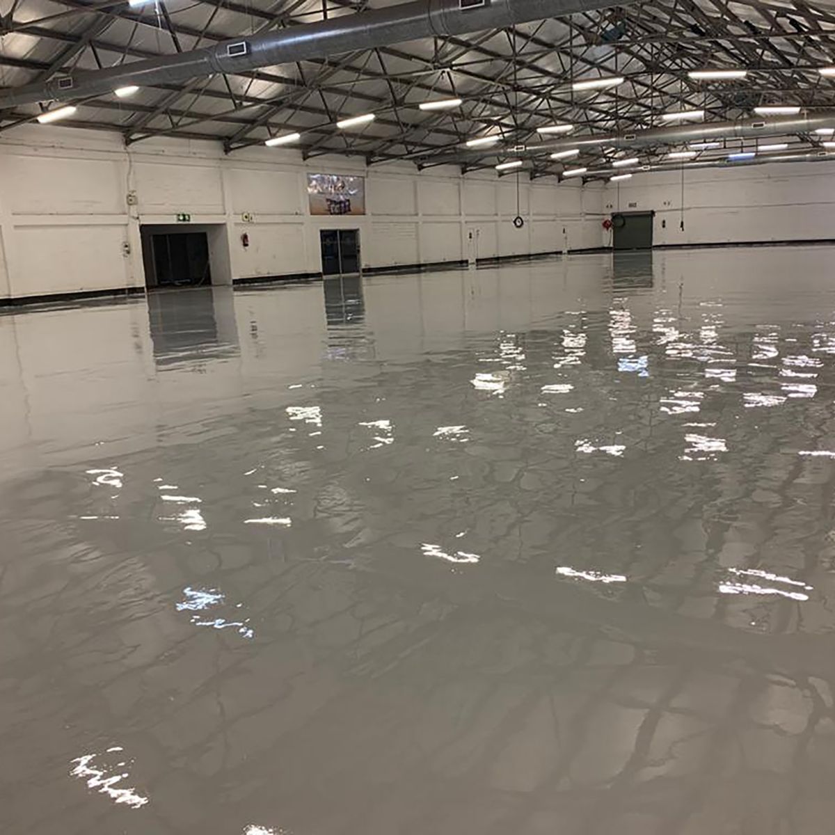 Sika epoxy floor system used for quarantine site
