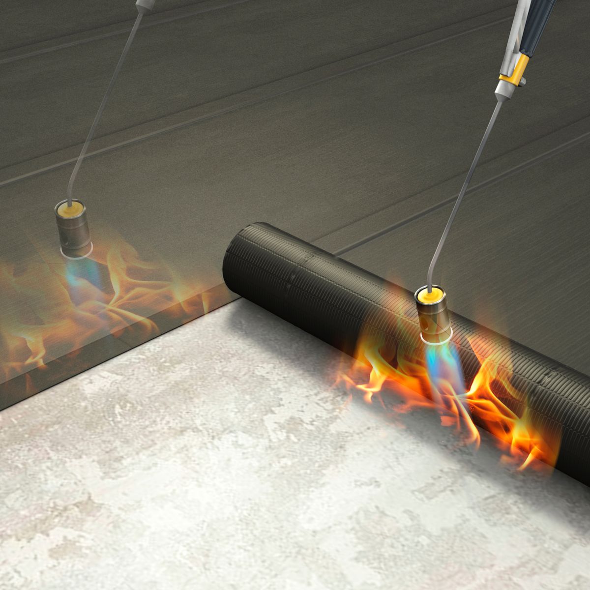 How to apply Torch-On Membrane