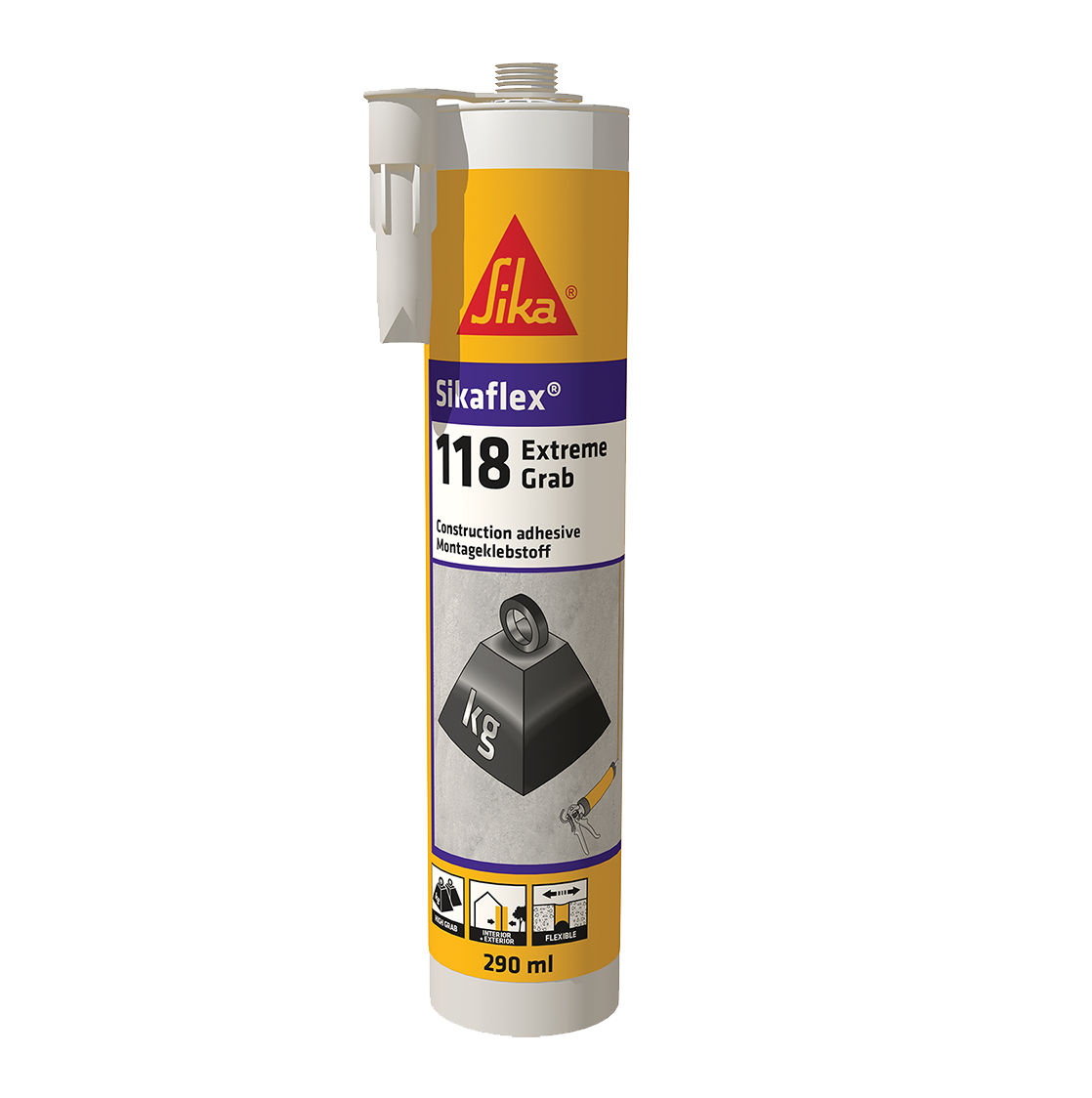 Sikaflex®-118 Extreme Grab | Bodega/Deposito