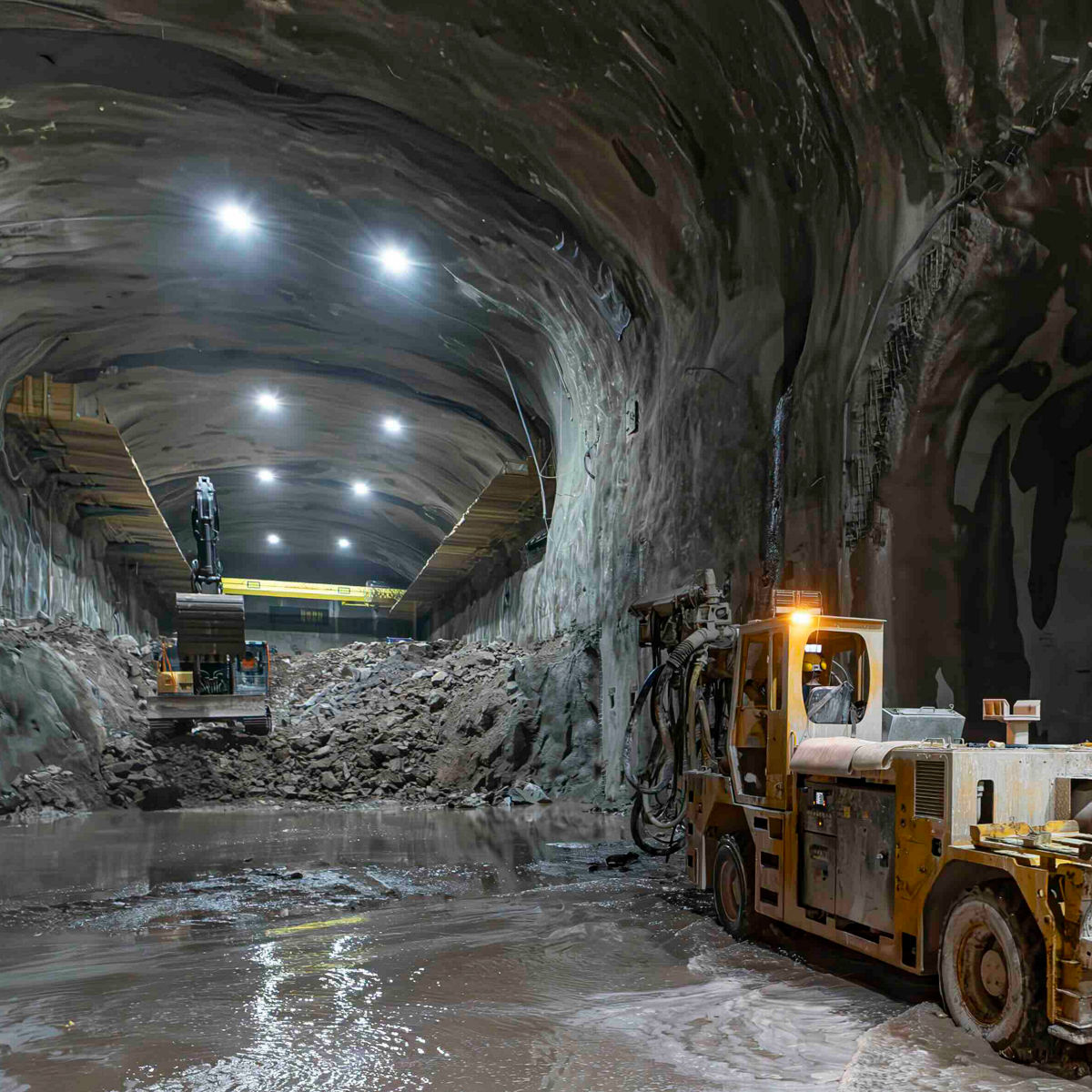 Spritzbetonbeschleuniger von Sika gewährleistet den sicheren Ausbau des ...