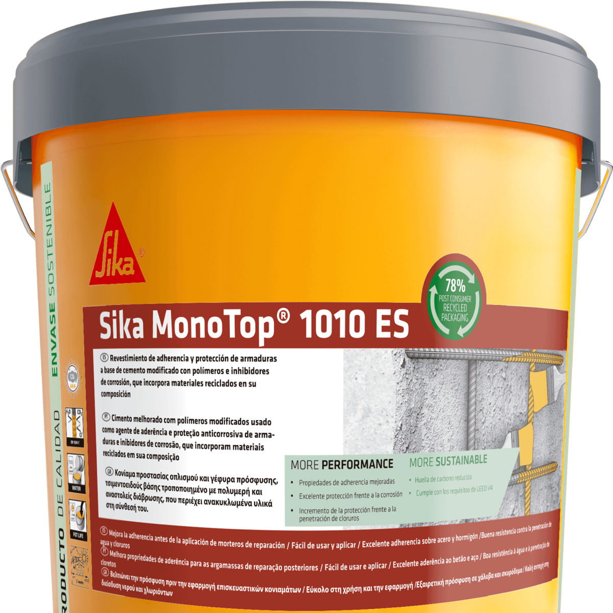 Sika Monotop 1010, el mortero de reparación sostenible de Sika