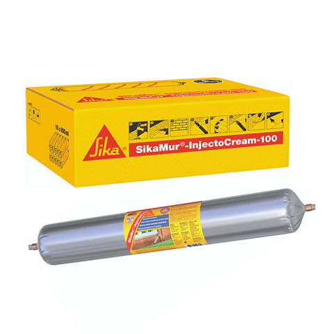 SikaMur InjectoCream100: Control humedades por capilaridad.