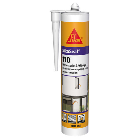 SikaSeal®-110 – Mastic vitrifier, Joint menuiseries et miroirs