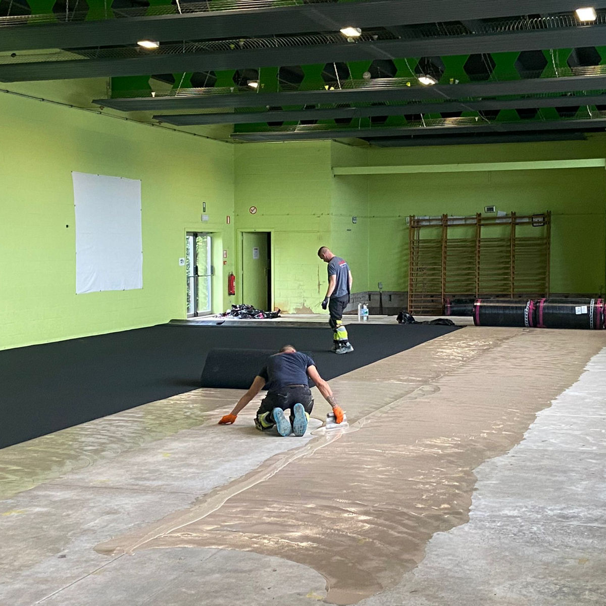 New Sports Floor for School in Belgium