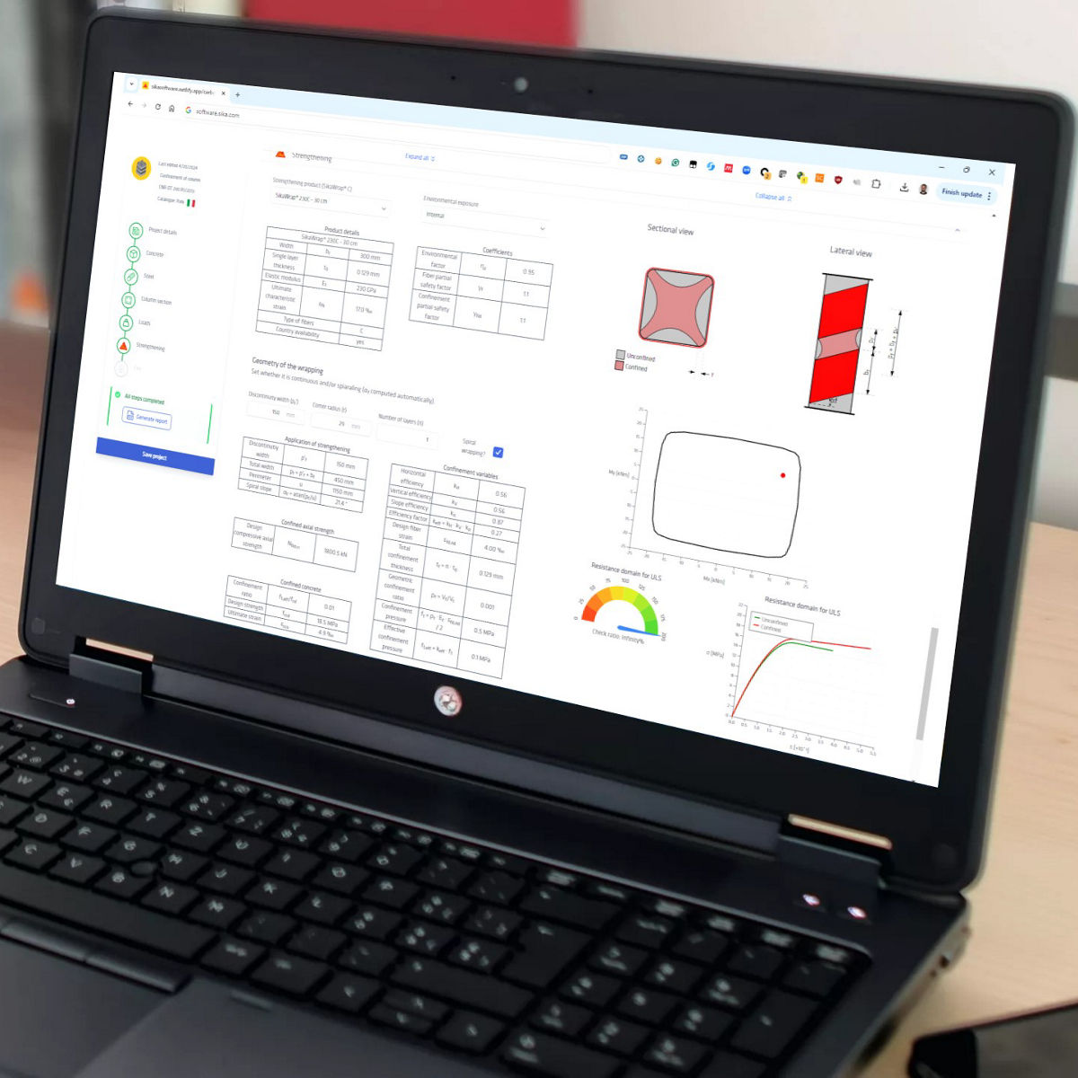 Sika® CarboDur® Software for FRP Structural Strengthening Calculation