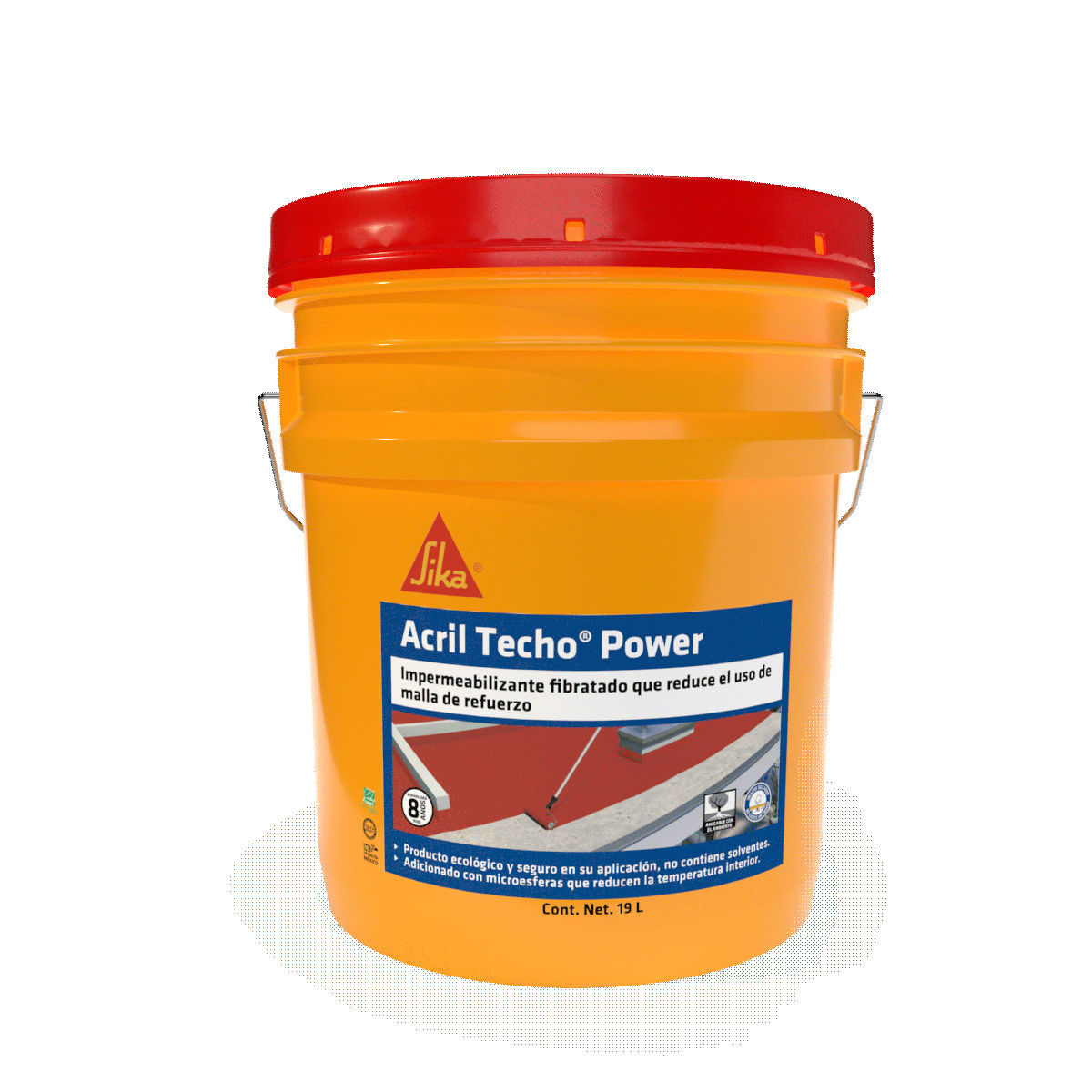 Sika® Acril Techo® Power 8 años | Membranas Líquidas