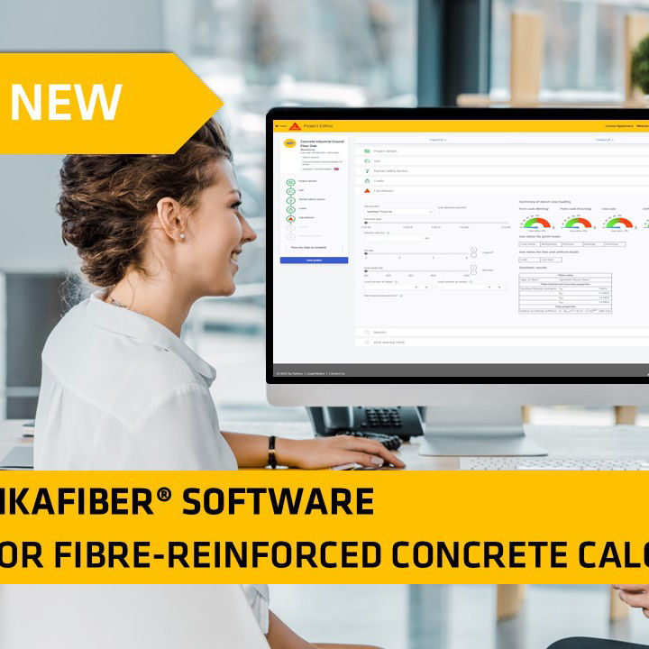 SikaFiber® Software for Fibre-Reinforced Concrete Calculation