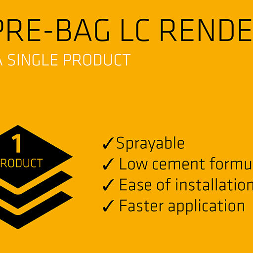 Sika launches new spray-applied Sika-1 Pre-Bag LC Render