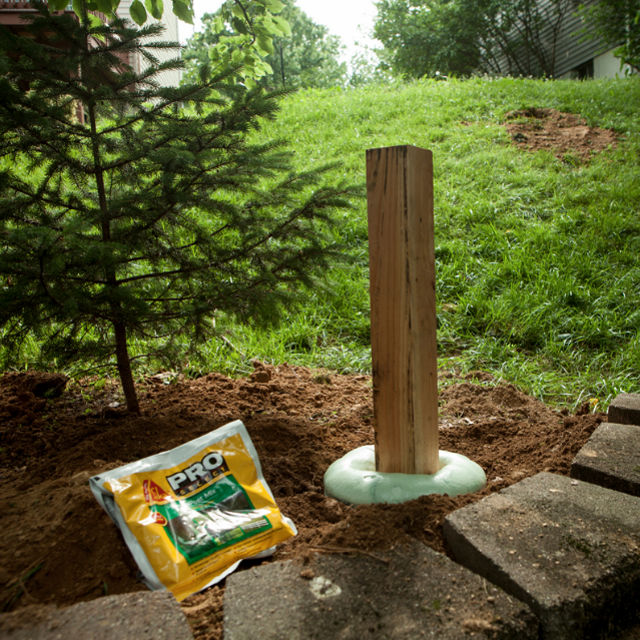 DIY Sika PostFix Garden Planter Post